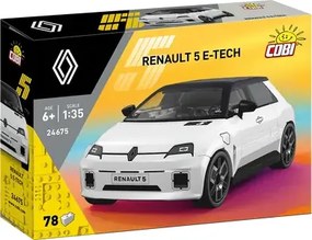 COBI 24675 Renault 5 E-Tech bílá / Stavebnice / 1:35 / 78 dílků / od 6
