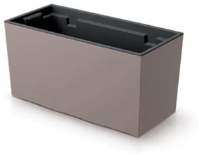 PROSPERPLAST Truhlík - URBI CASE Rozměr: 77x23,5 cm, Barva: bílá