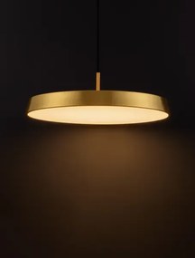 LED zlato-černé designové svítidlo Vetro