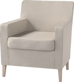 Potah na křeslo IKEA Karlstad barva šedá látka pletený vzor