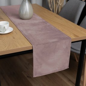 Biante Sametový běhoun na stůl Velvet Premium SVP-031 Tmavě starorůžový 45x120 cm