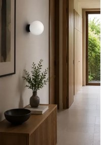 BRILAGI - Nástěnné svítidlo POLOS 1xE27/40W/230V pr. 20 cm černá