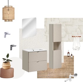 Comad Koupelnová skříňka pod umyvadlo Viva Cashmere 80 kašmír