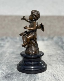 Bronzová socha soška - Putti Anděl