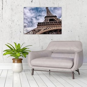 Skleněný obraz Eiffelovy věže (70x50 cm)
