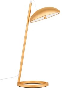 Designová stolní lampa Flute zlatá