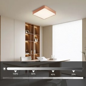 BRILAGI - LED Stm. strop. svítidlo POOL SQUARE LED/36W/230V 40x40 cm měděná+DO