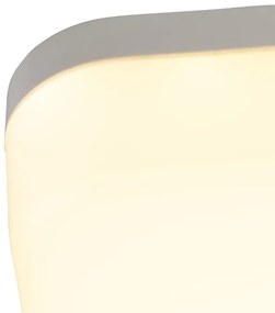 Moderní stropní svítidlo hranaté včetně LED - plater