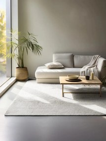 Hanse Home, Kusový koberec Jaipur 106325 White, 160x230, bílá, chodba / předsíň