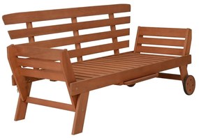 Hnědá dřevěná zahradní lavice Rincon – Garden Pleasure