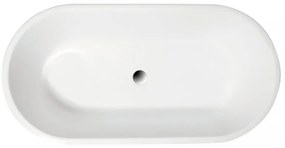 Polimat Amona volně stojící akrylátová vana 150x75, bílá