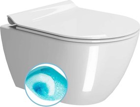 Sapho GSI Pura - Závěsné WC, splachování Swirlflush, ExtraGlaze bílá 881611