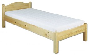 Drewmax Dřevěná postel 100x200 LK124 dub
