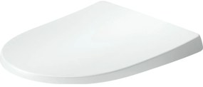 Duravit Univavo univerzální WC sedátko s pomalým sklápěním, oválné Bílá - D-tvar - 360 x 423 x 45 mm