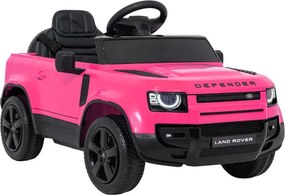 Elektrické autíčko Land Rover Defender růžové