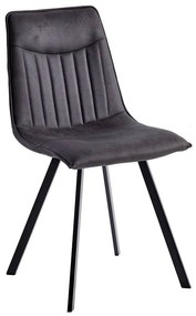 Designová židle Galinda vintage šedá