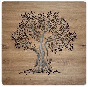 Li-Go "Olivovník" světelný obraz 230V 62x62cm provedení povrchu: dub