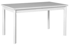 Dřevěný skládací stůl Eliot 80 x 120/150 V P, Barva dřeva: bílá-L