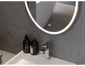 Mexen Elz, LED koupelnové zrcadlo s podsvícením 60 x 80 cm, 6000K, ochrana proti zamlžování, 9802-060-080-611-00