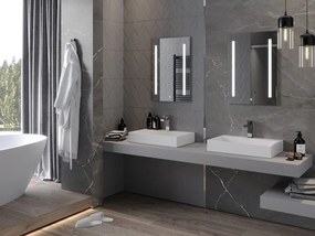 Mexen Remi osvětlené koupelnové zrcadlo 50 x 70 cm, LED 6000K, protimlžící - 9804-050-070-611-00