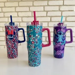 STOR Termohrnek Mickey / Termohrnek / Nerezová ocel / 940 ml / S brčke
