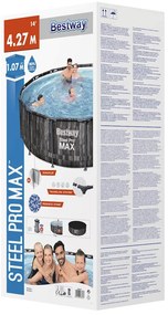 Bestway Bazénový set Steel Pro MAX kulatý 427 x 107 cm