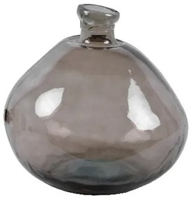 San Miguel VIDRIOS SAN MIGUEL !RECYCLED GLASS! Váza z recyklovaného skla "SIMPLICITY", 33 cm, šedá