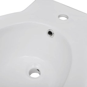 Kulatý Bidet Volně Stojící, Bílý, Vysoce Kvalitní Keramika