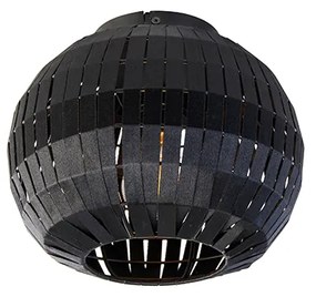 Moderní stropní svítidlo černé 26 cm - Zoë