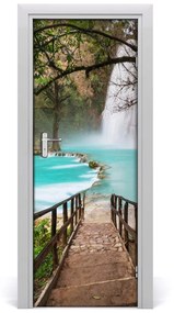 Fototapeta na dveře vodopád Mexiko 95x205 cm
