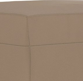 3dílná sedací souprava s poduškami cappuccino umělá kůže 3201769