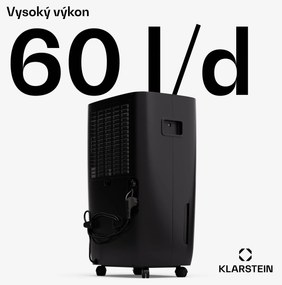 Klarstein DryFy Pro Connect Smart, Odvlhčovač vzduchu,  Wi-Fi, Komprese, 60 l / 24 h, 45–65 m²