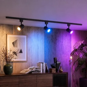 Philips - LED Stm. bodové svítidlo v lišt sys EASYLINK 3xGU10/4,7W/230V 1m černá
