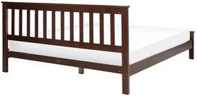 Manželská postel 160 cm Maye (tmavé dřevo). 1081309