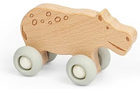 Bigjigs Toys Zvířátko na kolečkách Safari Hroch