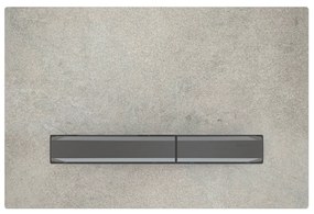Geberit Sigma50 - Ovládací tlačítko pro 2 množství splachování, dekor betonu/černý chrom 115.671.JV.2