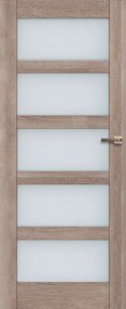 Interiérové dveře vasco doors BRAGA model 6 Průchozí rozměr: 70 x 197 cm, Orientace dveří: Levé dveře, Dekor: Dub šedý