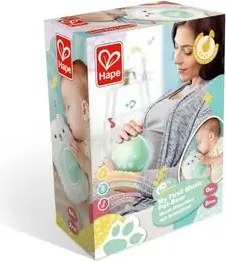 Hape Hrací plyšový uspávací medvídek Bobo / od 0 měsíců