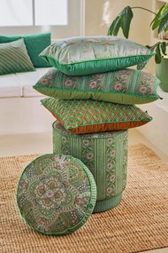 Pip Studio Puf  Rosa Rani - zelený (Designový taburet)