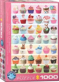 EUROGRAPHICS Puzzle Oslava cupcakes / 1000 dílků / 48,9 x 67,6 cm