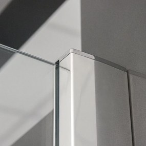 ROTH ELEGANT LINE GDOL1/1400 sprchové dveře 1400x2000mm levé jednokřídlé, bezrámové, brillant/transparent, 132-140000L-00-02