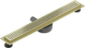 Mexen Flat 360° M08 sprchový žlab 60 cm, zlatá matná, 1A25060-40