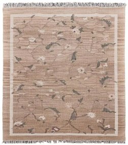 Diamond Carpets India, Ručně vázaný kusový koberec Flora DESP P48 Brown Mix, 80x150, hnědá, chodba / předsíň