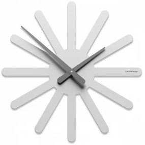 Designové hodiny 10-116 CalleaDesign Asterix 45cm (více barevných variant) Barva bílá-1 - RAL9003