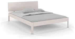 Bílá dvoulůžková postel z borovicového dřeva 180x200 cm Ammer – Skandica