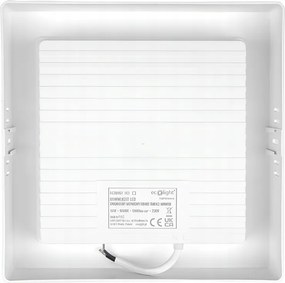 ECOLIGHT Stropní svítidlo, přisazené LED stropní svítidlo, 18W, 4000K, bílé, do obývacího pokoje