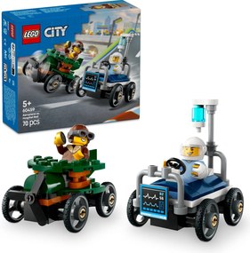 Lego city 60459 závodní balíček: letadlo vs. nemocniční lůžko 5702017812595