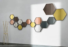 SOVET - Zrcadlo VISUAL hexagonal