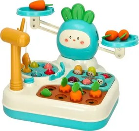 CHIPOLINO Senzorická multifunkční hračka 4v1 Blue / od 18 měsíců