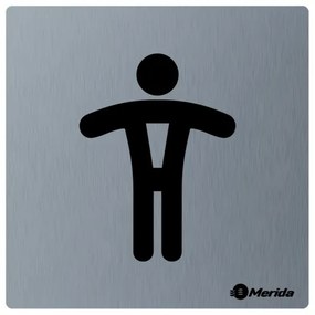 Piktogram Merida Stella - WC páni, matný nerez